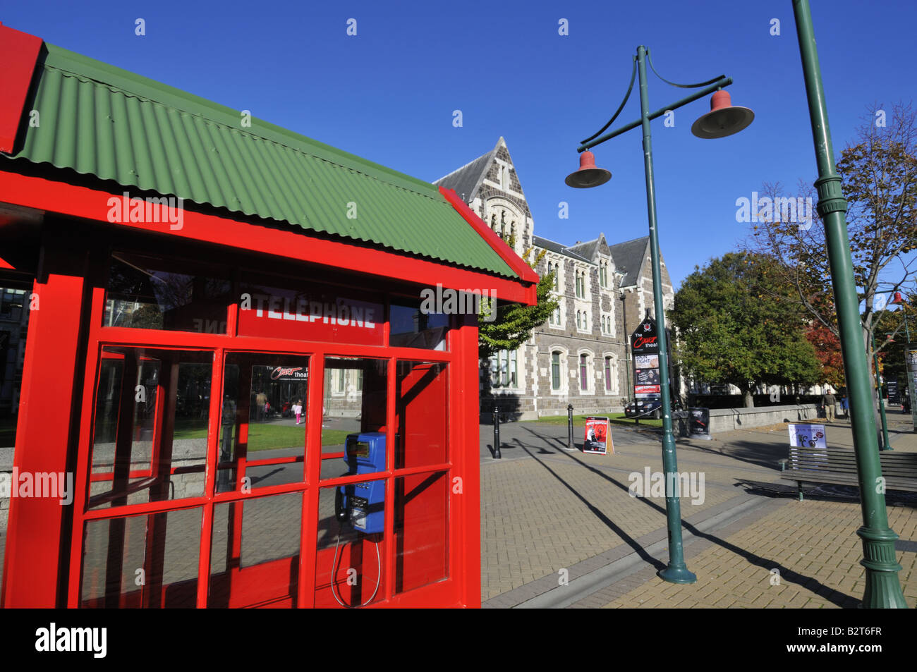 New zealand telephone box hi-res stock photography and images - Alamy