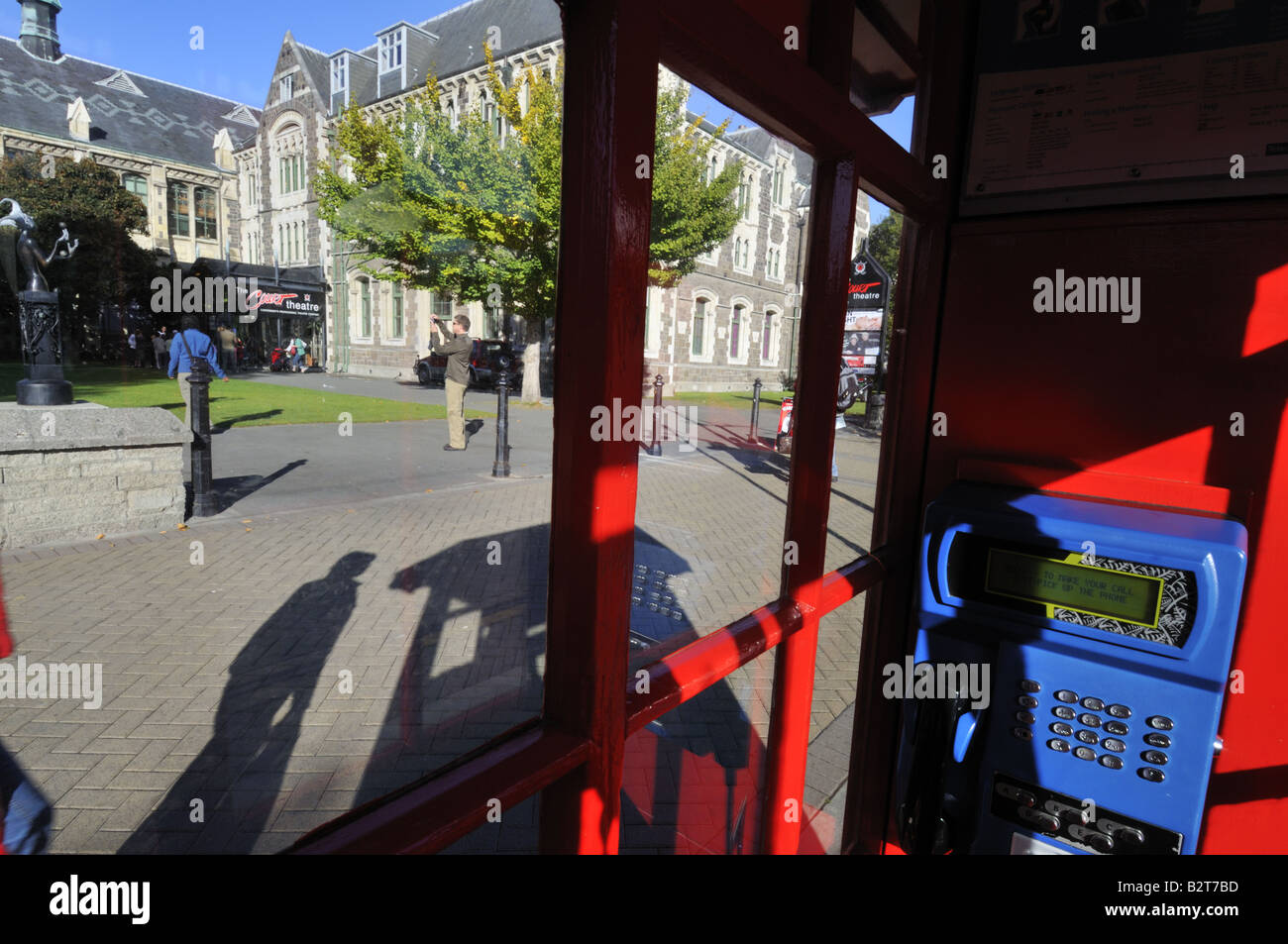New zealand telephone box hi-res stock photography and images - Alamy