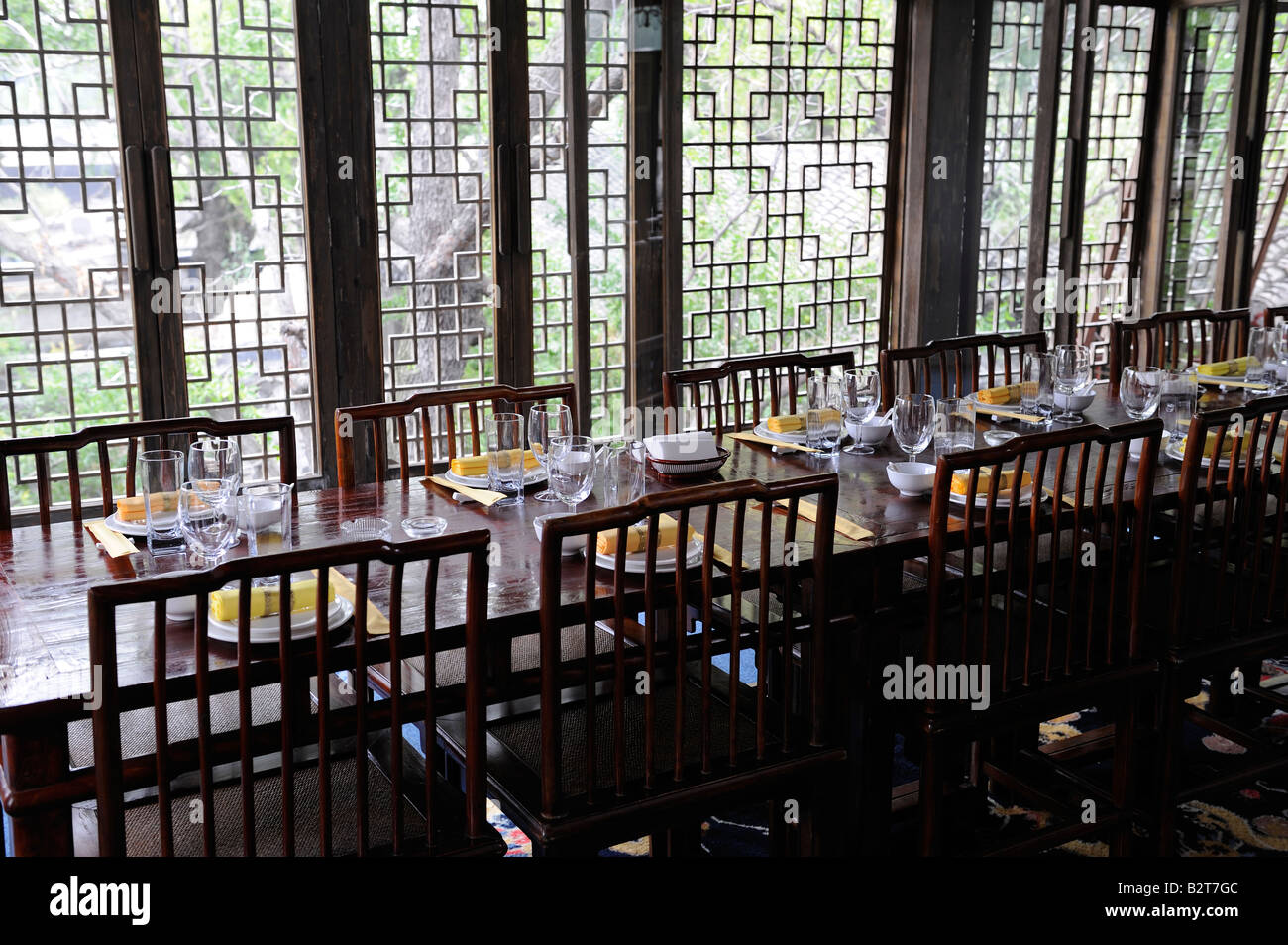 The Source restaurant at Houhai area in Beijing China. 07-Aug-2008 ...