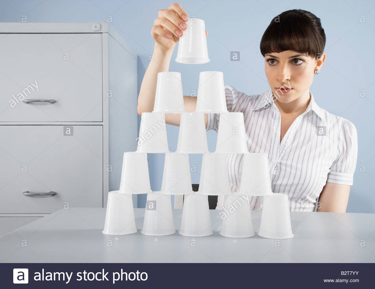 Cup Stacking Stock Photos & Cup Stacking Stock Images - Alamy