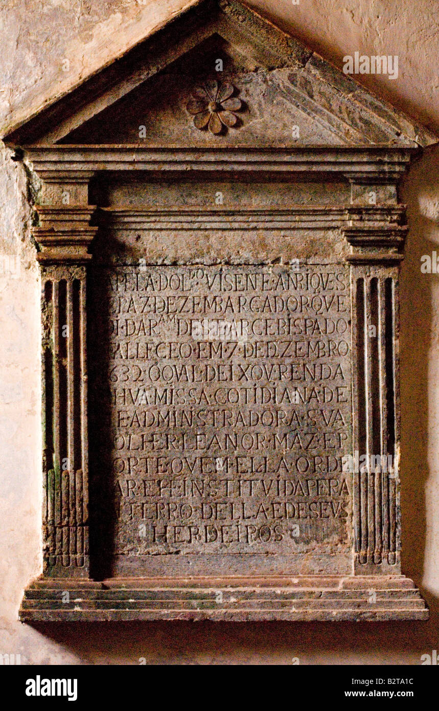 Plaque old goa hi-res stock photography and images - Alamy