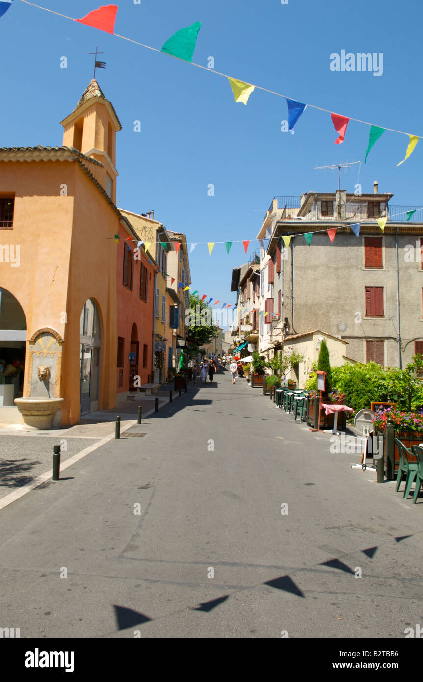 The main street of Biot, South of France Stock Photo - Alamy