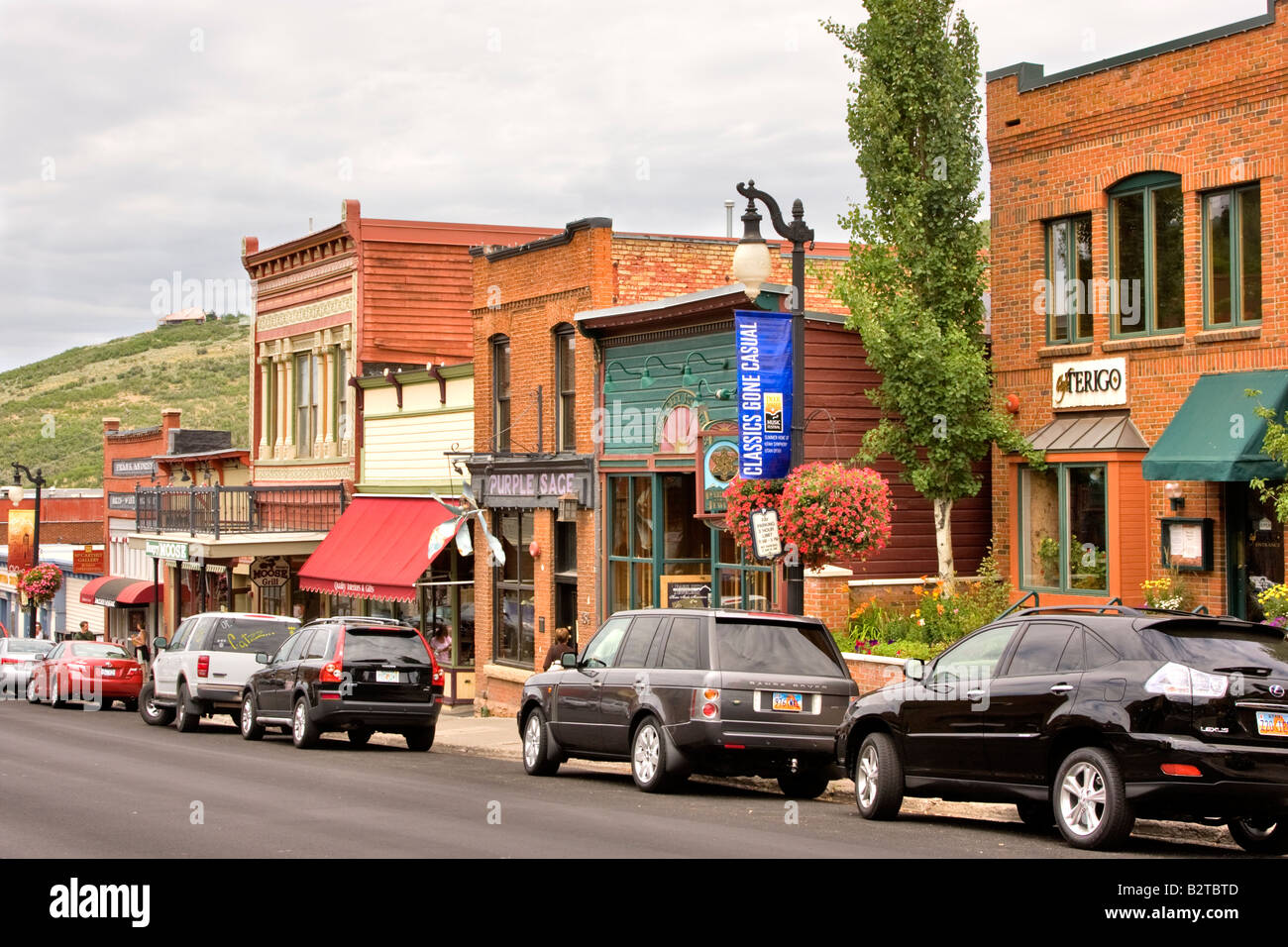 Main Street, Park City, Utah Stock Photo - Alamy