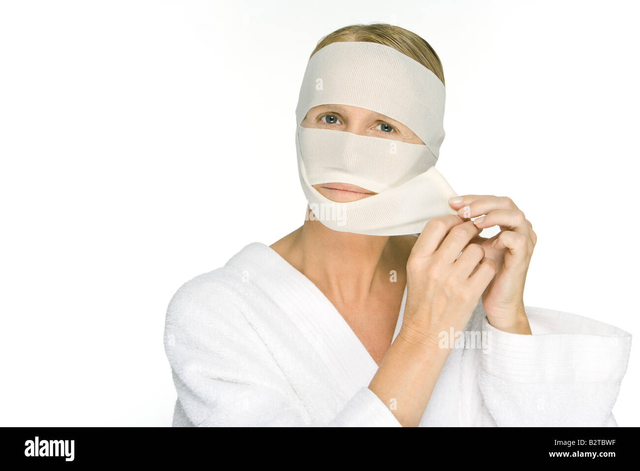 Bandages cosmetic face hi-res stock photography and images - Alamy