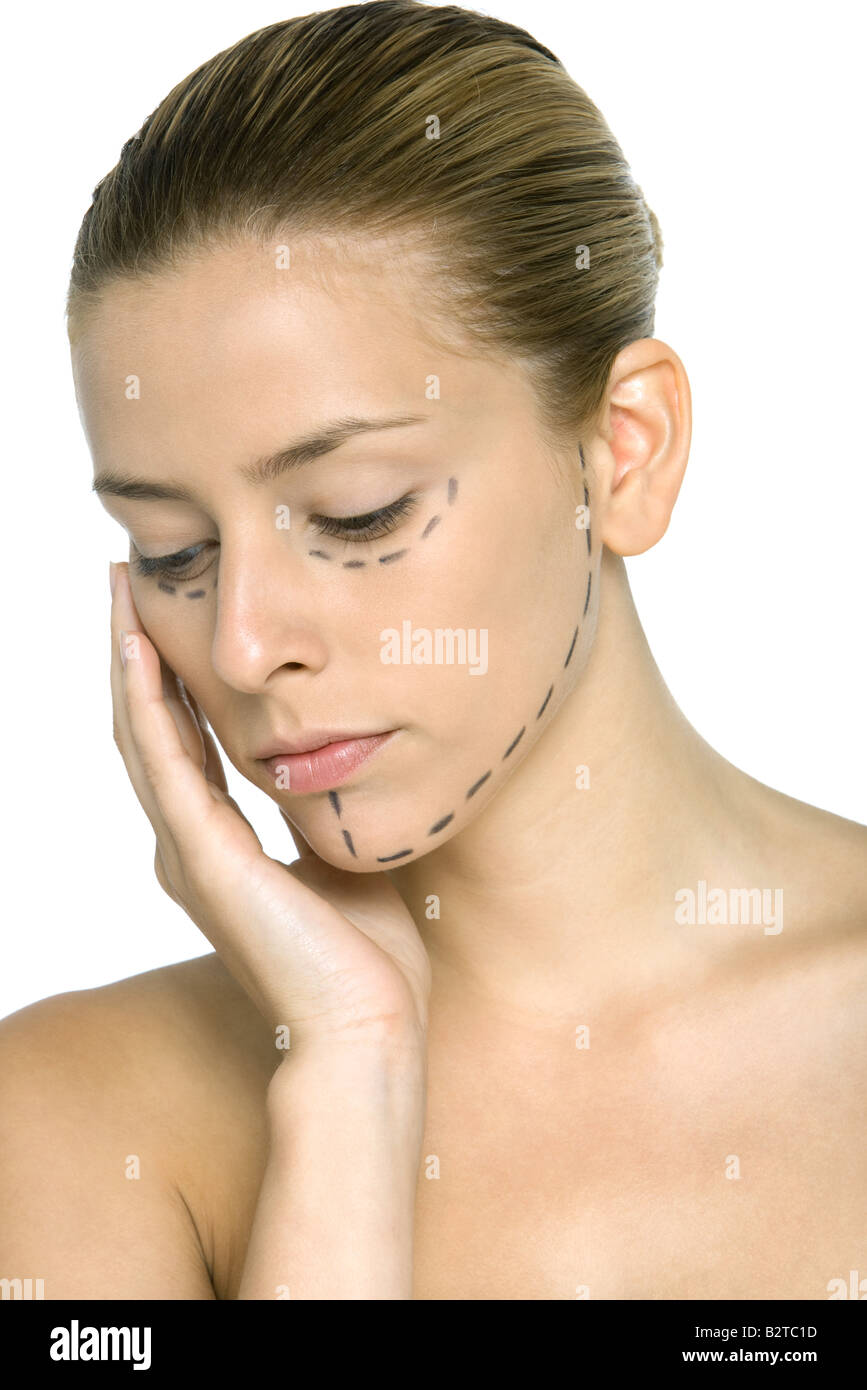 Markings on the chin hi-res stock photography and images - Alamy