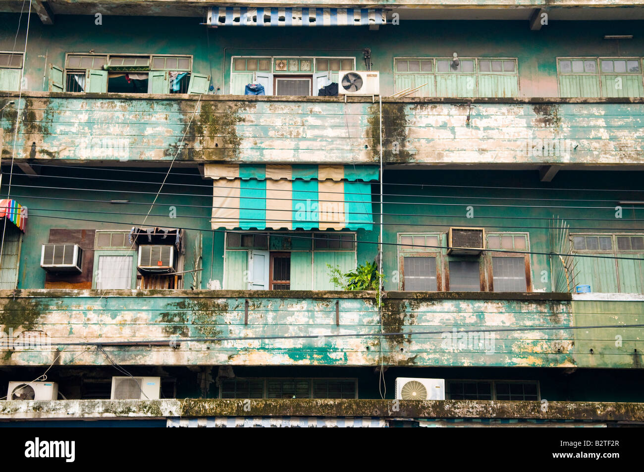 Urban textures of decay and dirt buildings from bangkok, Thailand, SE ...