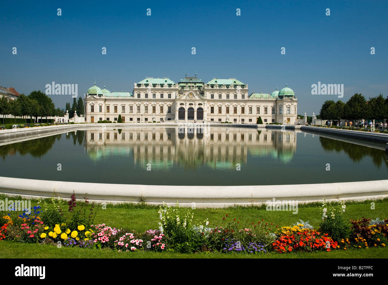 Schloss Belvedere, Vienna, Austria Stock Photo - Alamy
