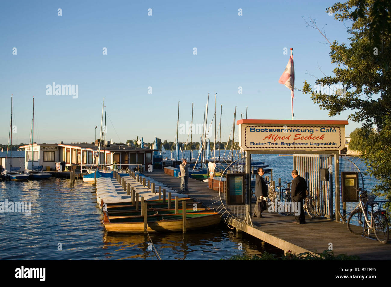 Boat rental at Alster, Boat rental at Inner alster, Hamburg, Germany ...