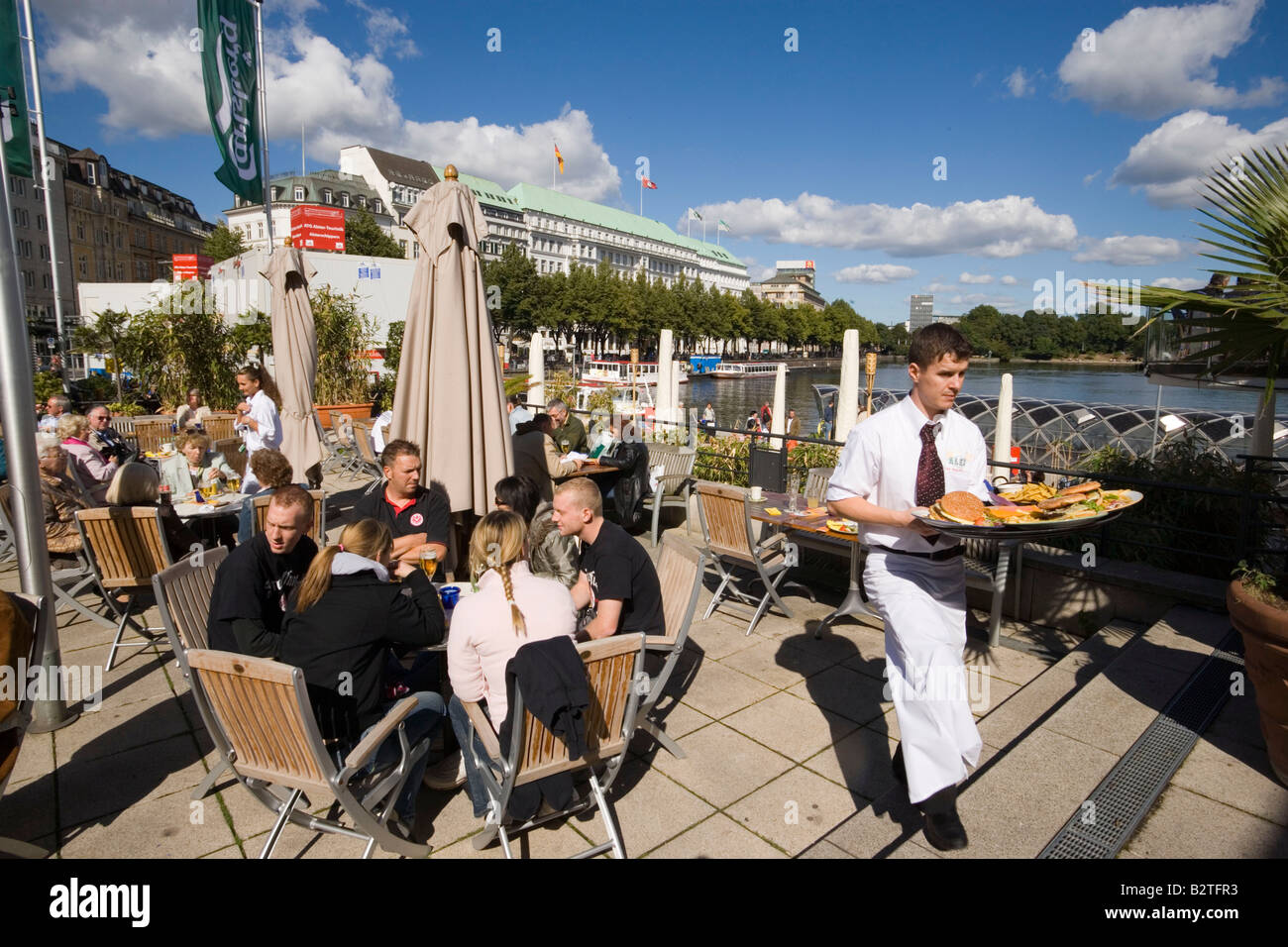 Restaurant alsterpavillon hi-res stock photography and images - Alamy