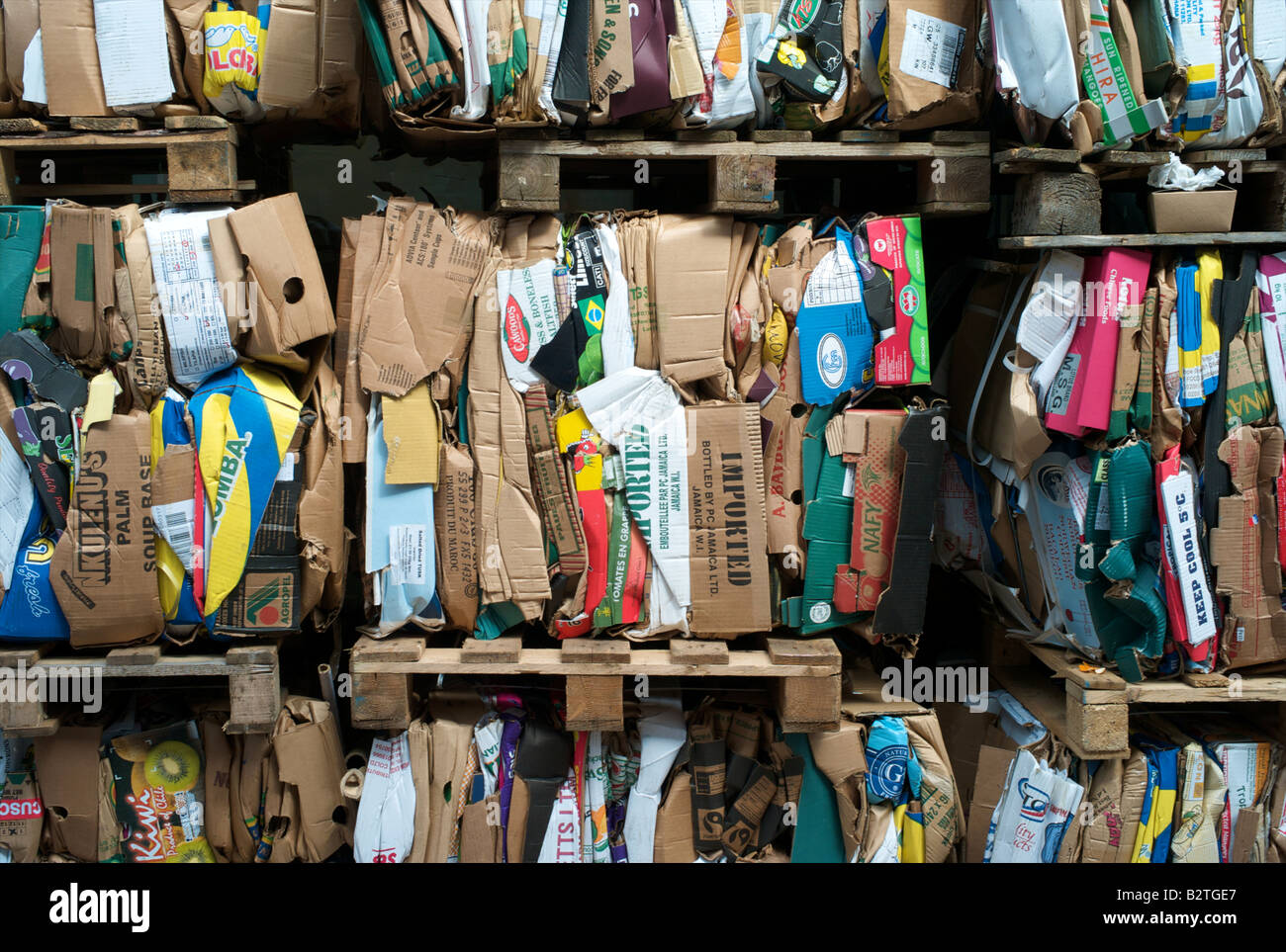 Recycling paper with Brazilian flag in the center Stock Photo - Alamy