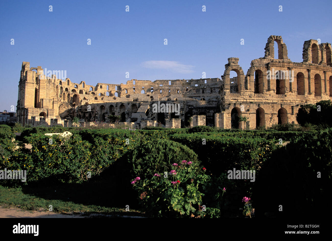 Amphitheatre, El Djem, Tunisia Stock Photo - Alamy
