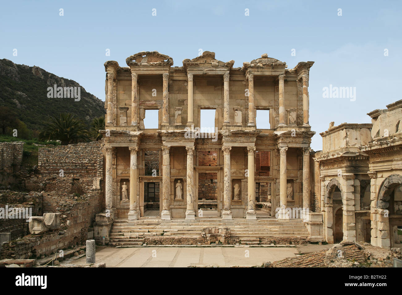 Library of Celsus. Ephesus. Turkey Stock Photo - Alamy