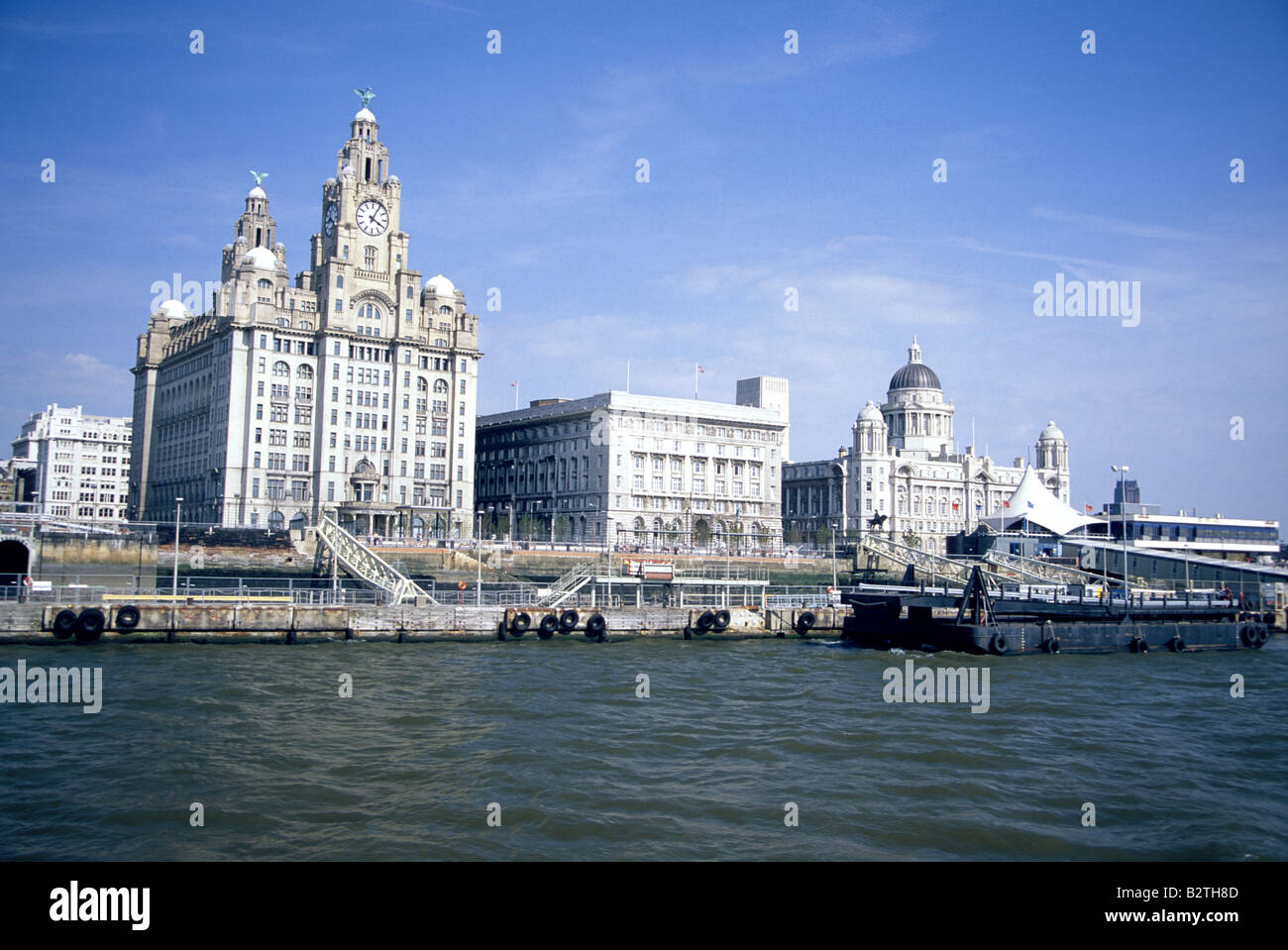 Piers Head, River Mersey, Liverpool, Merseyside, England Stock Photo ...