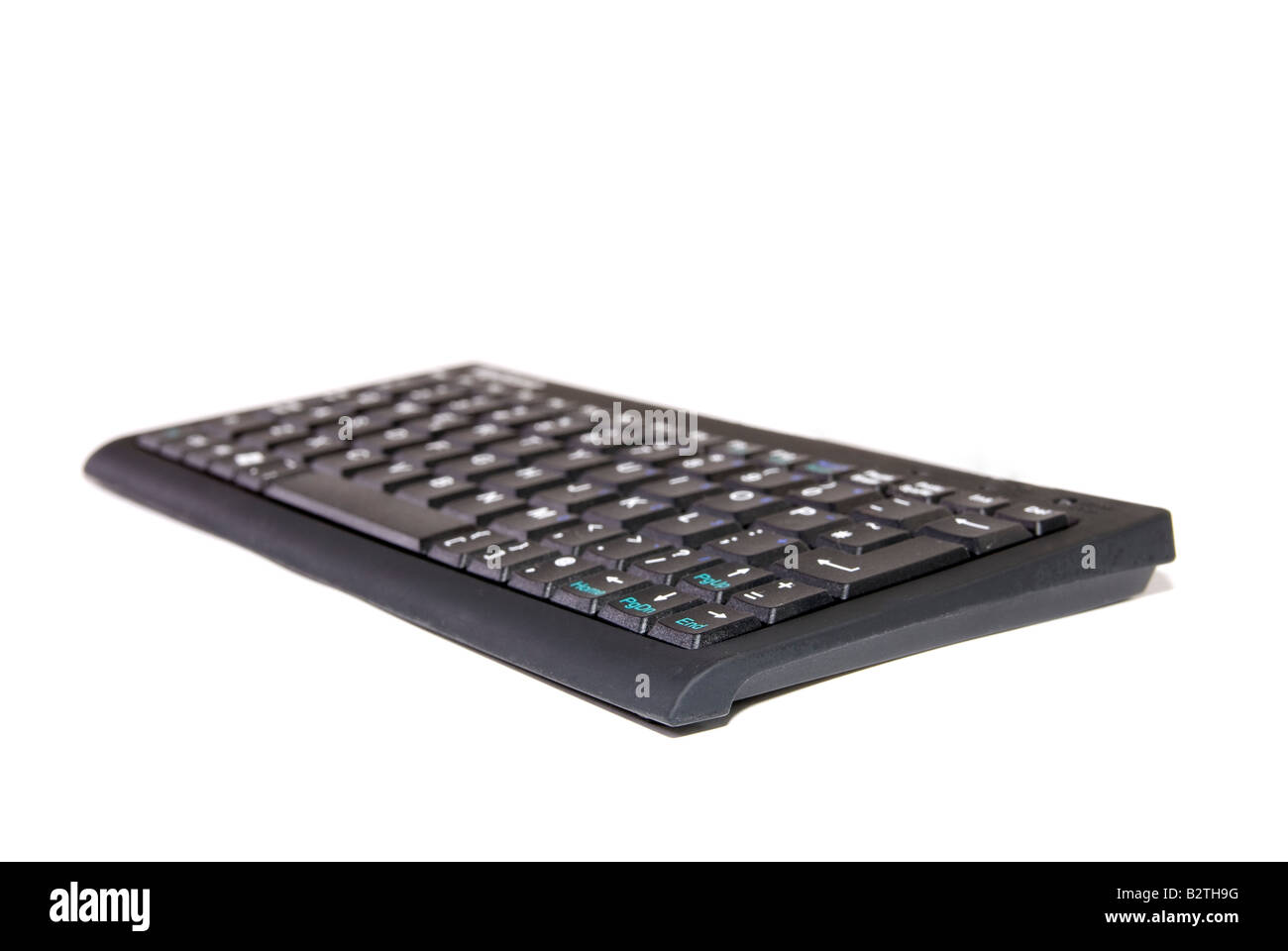 A compact mini computer keyboard isolated object Stock Photo - Alamy