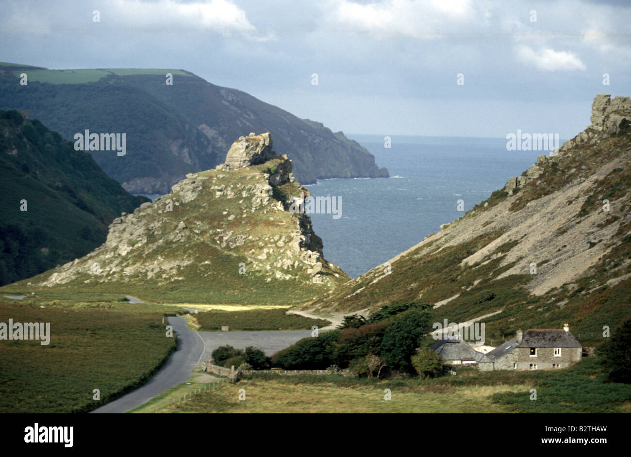 Valley of Rocks, Lynton, Devon, England Stock Photo - Alamy
