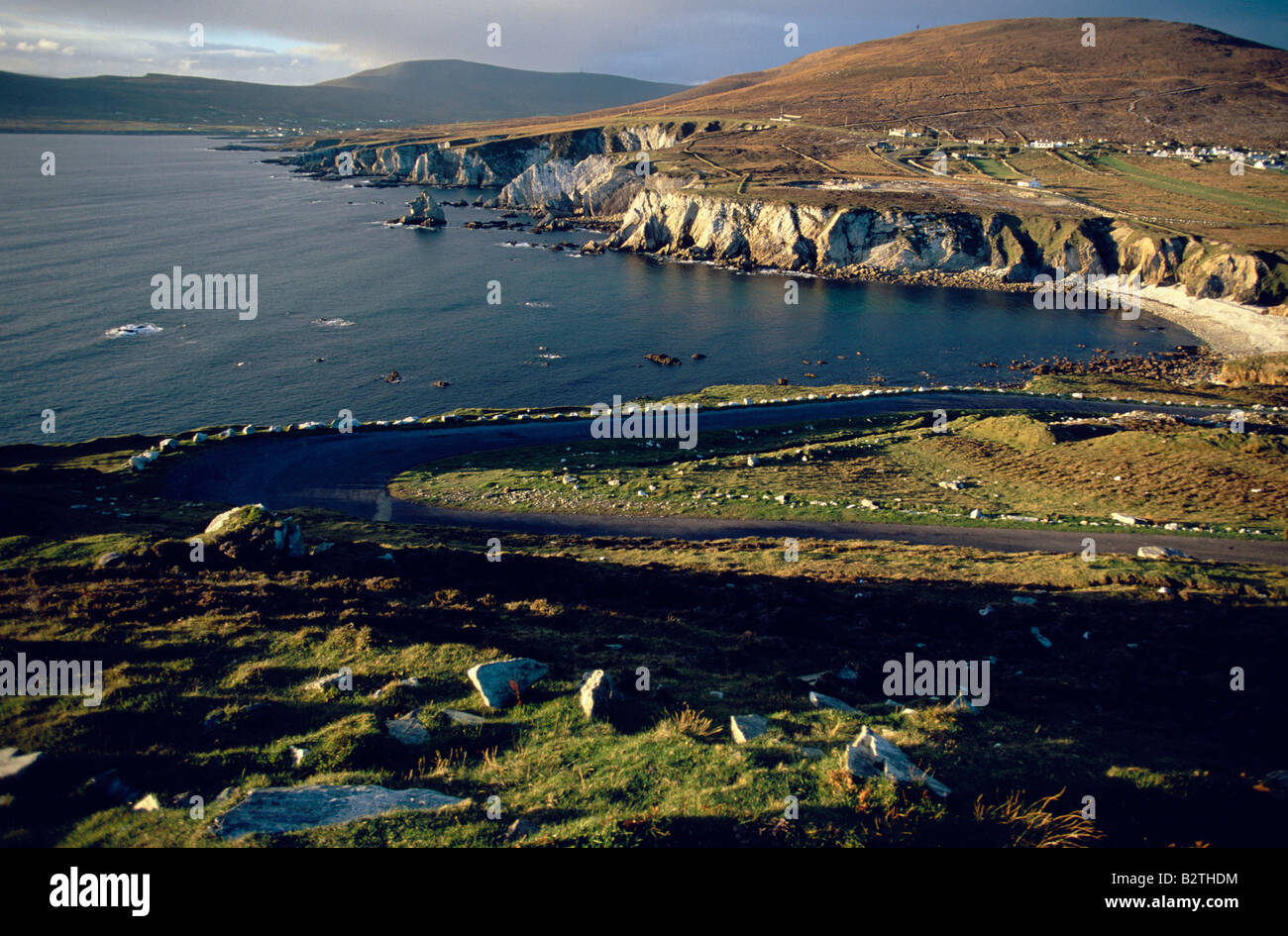 seaside at Atlantic drive, Achill Island, County Mayo, Ireland Stock ...