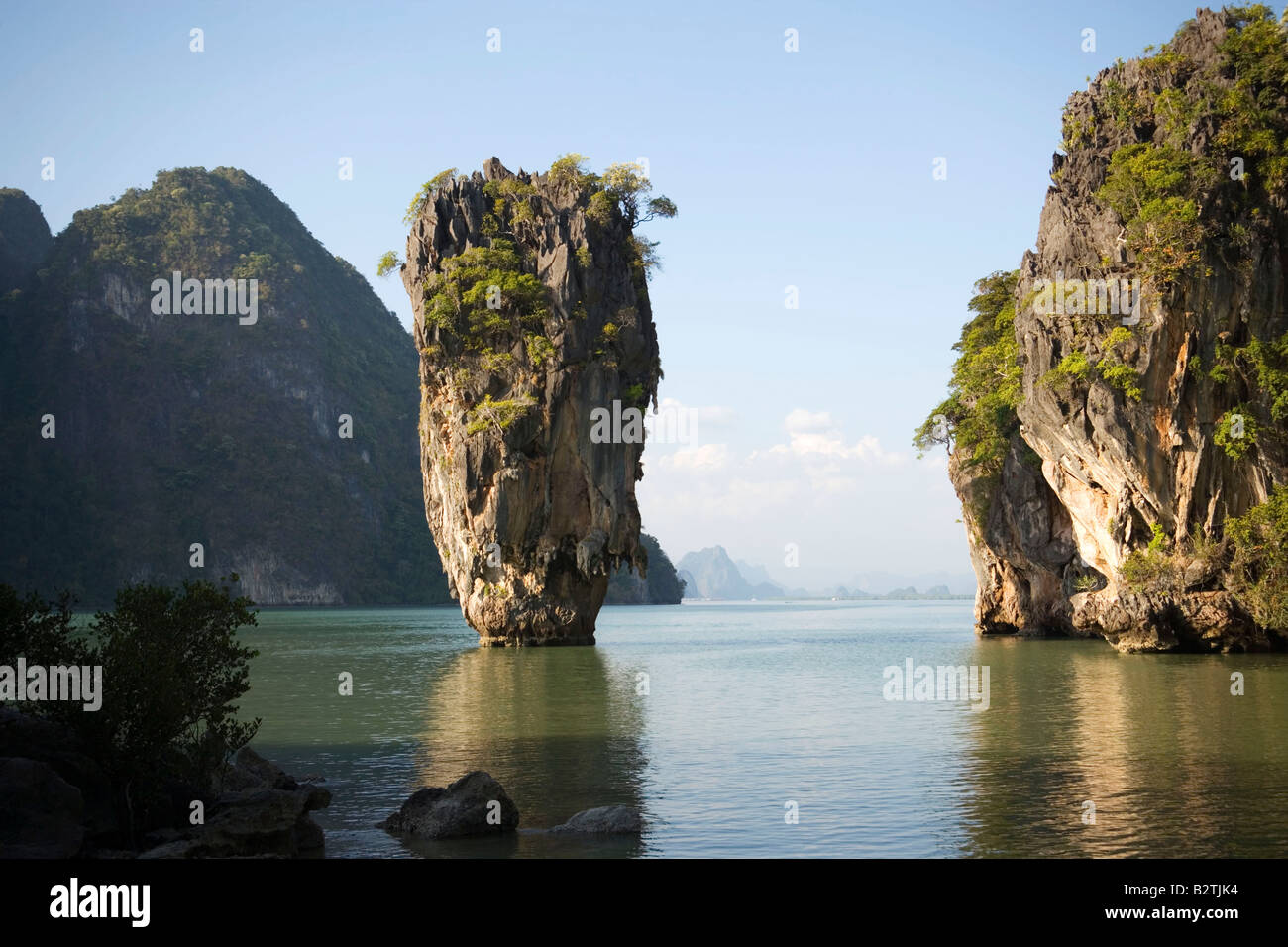 View to Koh Tapu, so-called James Bond Island, The Man with the Golden ...