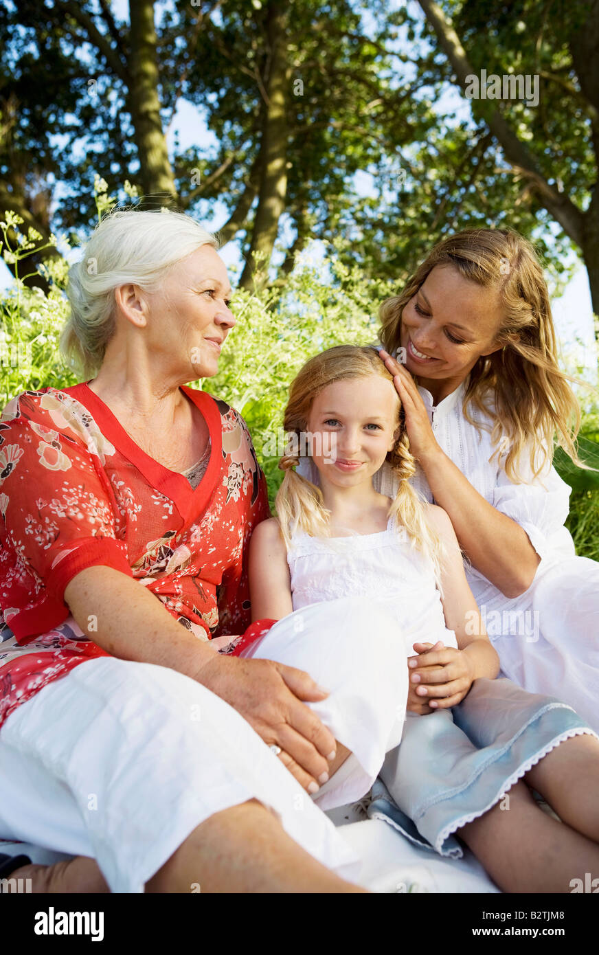 3 generations together Stock Photo - Alamy