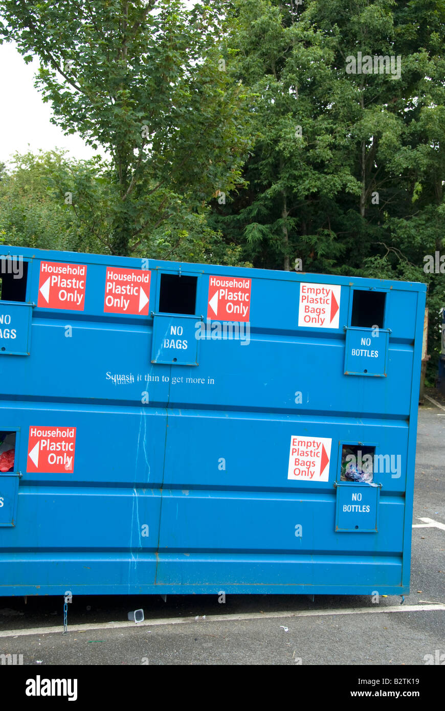 plastic recycling container Stock Photo - Alamy