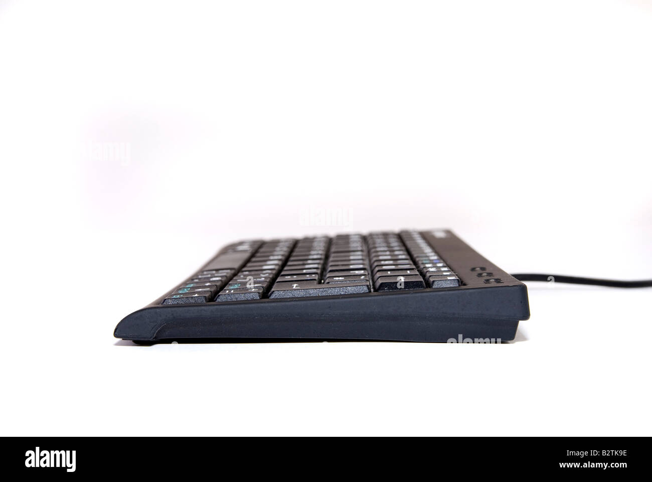 A compact mini computer keyboard isolated object Stock Photo - Alamy