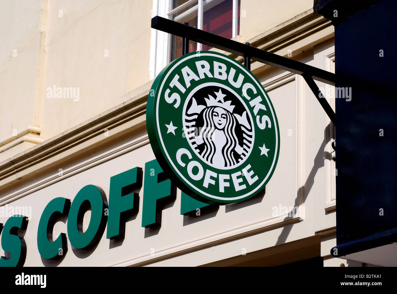 Starbucks Coffee sign Stratford upon Avon Warwickshire England UK Stock ...