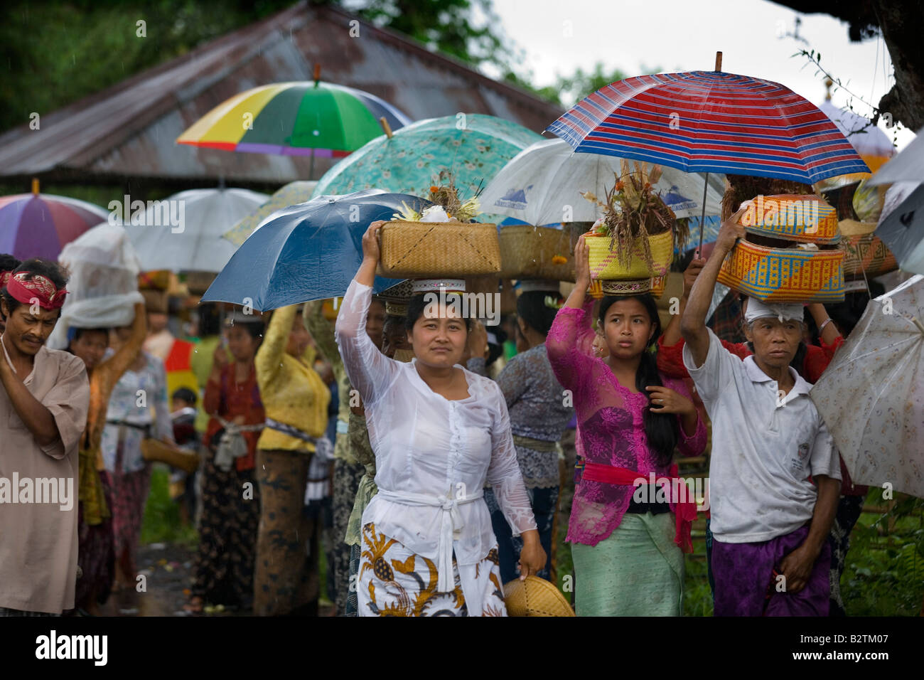 Offering baskets bali island hi-res stock photography and images - Alamy