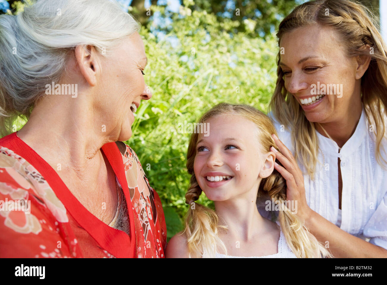 3 generations together Stock Photo - Alamy
