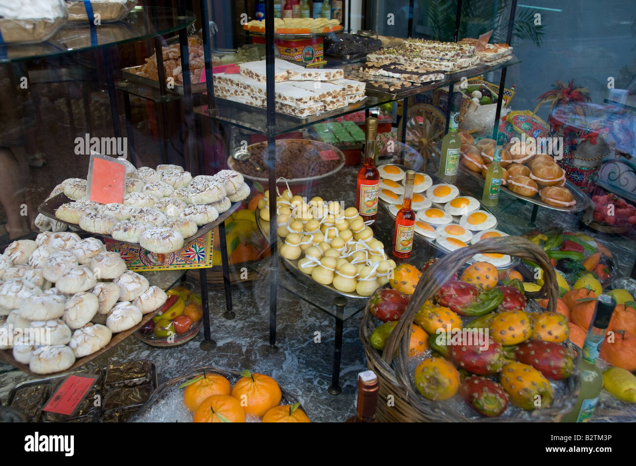 Italian Pastry Shop, Taormina,Sicily Italy Stock Photo - Alamy