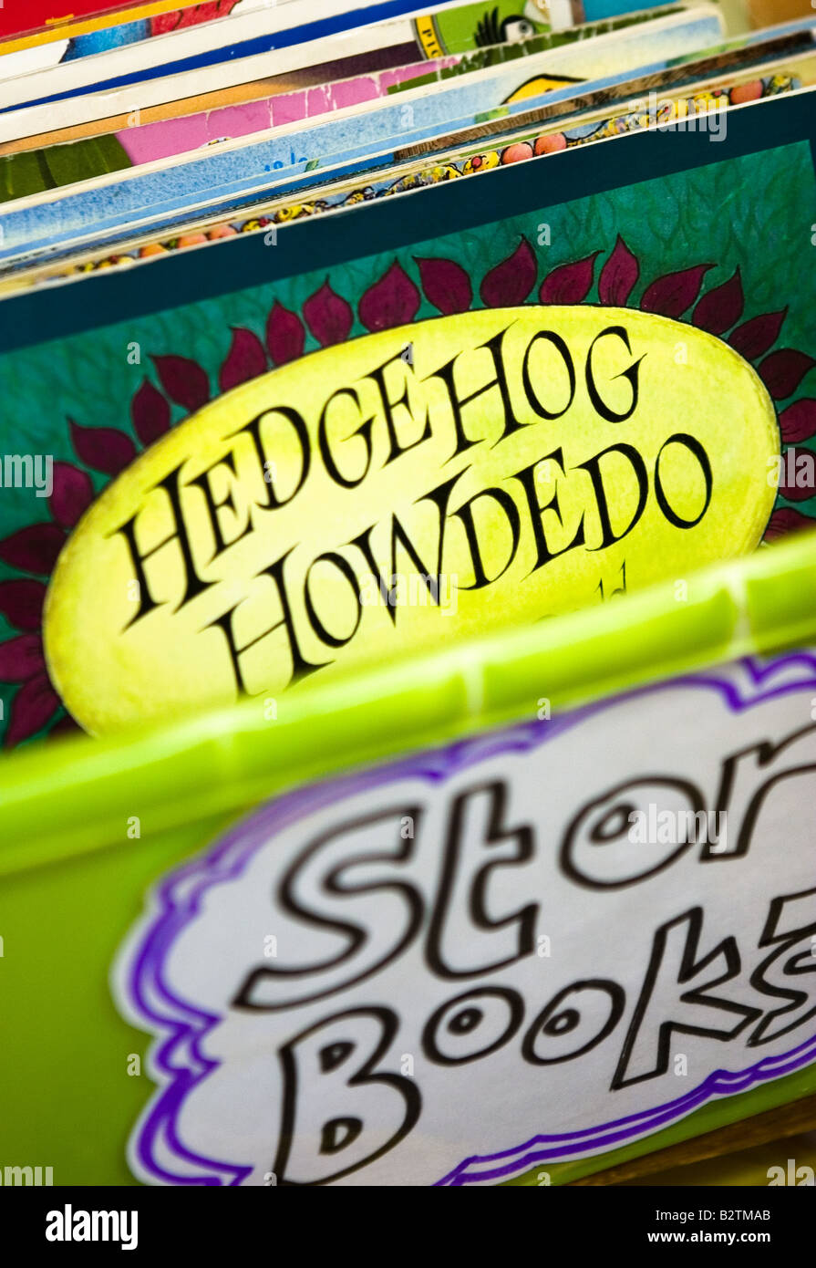 School Book Box Stock Photo - Alamy