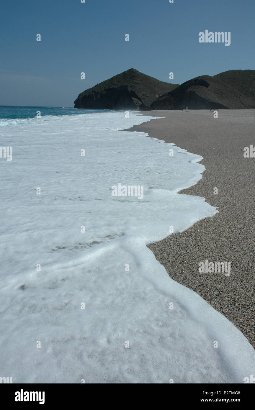 Washing up the pebble beach hi-res stock photography and images - Alamy