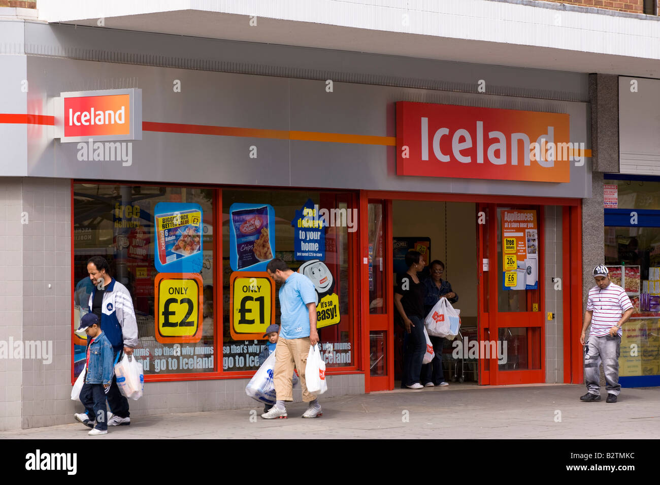 Iceland store W13 Ealing London United Kingdom Stock Photo - Alamy