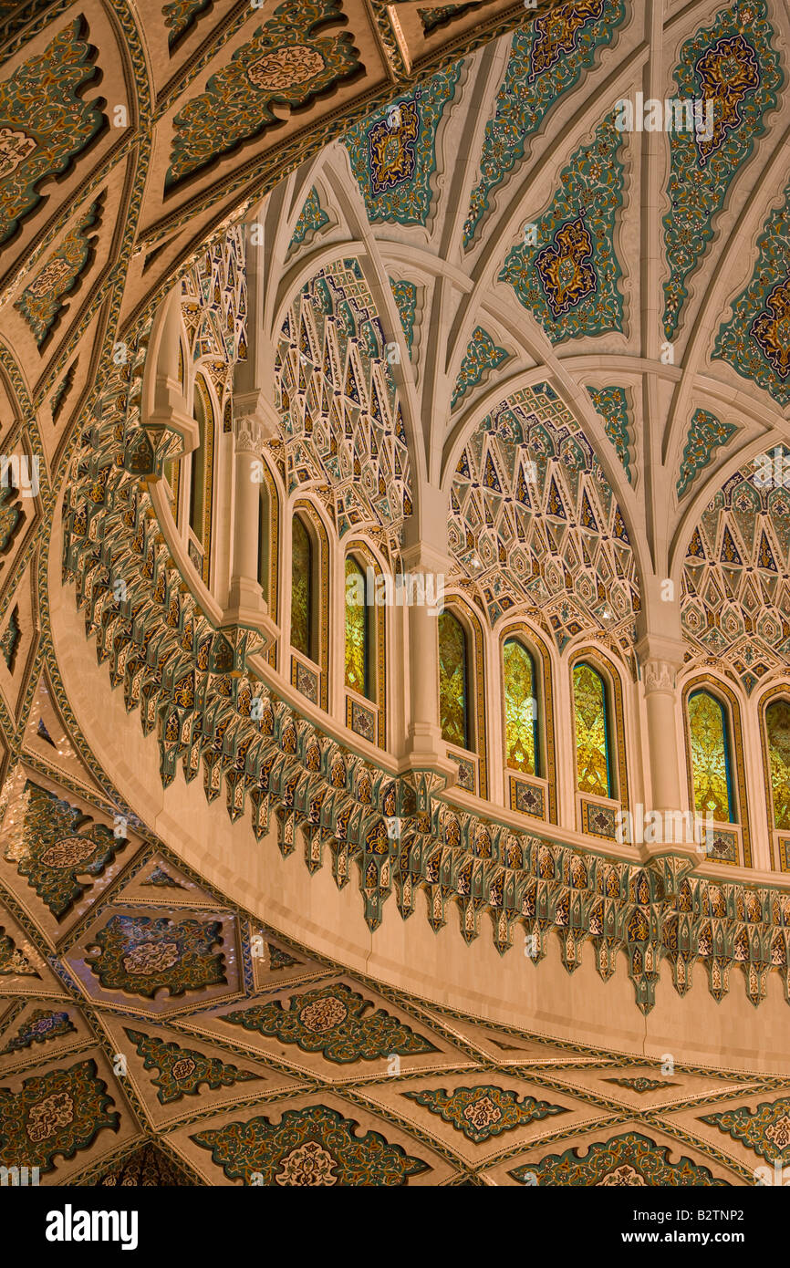 Middle East, Oman, Muscat, the dome of the Sultan Qaboos Hall Al ...