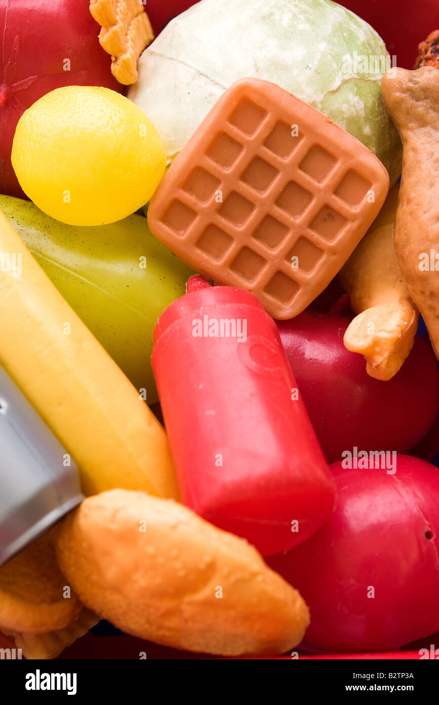 Plastic Children's Food Stock Photo - Alamy