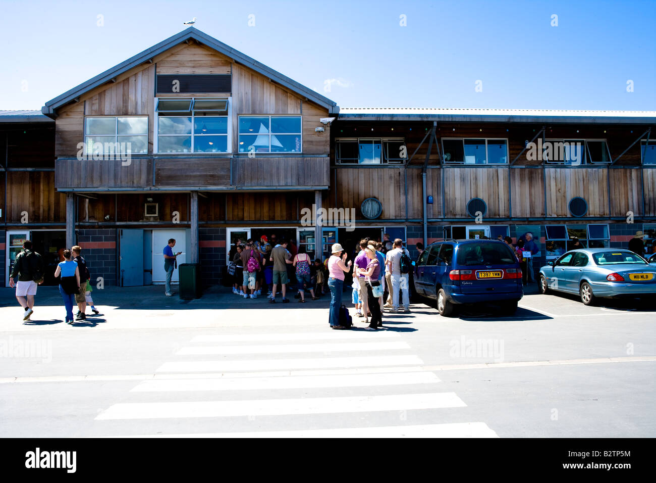 Rick Stein's Deli and Fish and Chip shop, Padstow, Cornwall Stock Photo ...