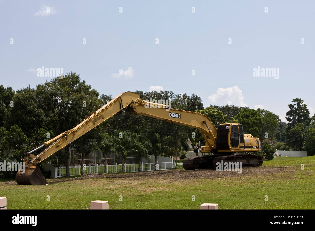 John deere backhoe hi-res stock photography and images - Alamy