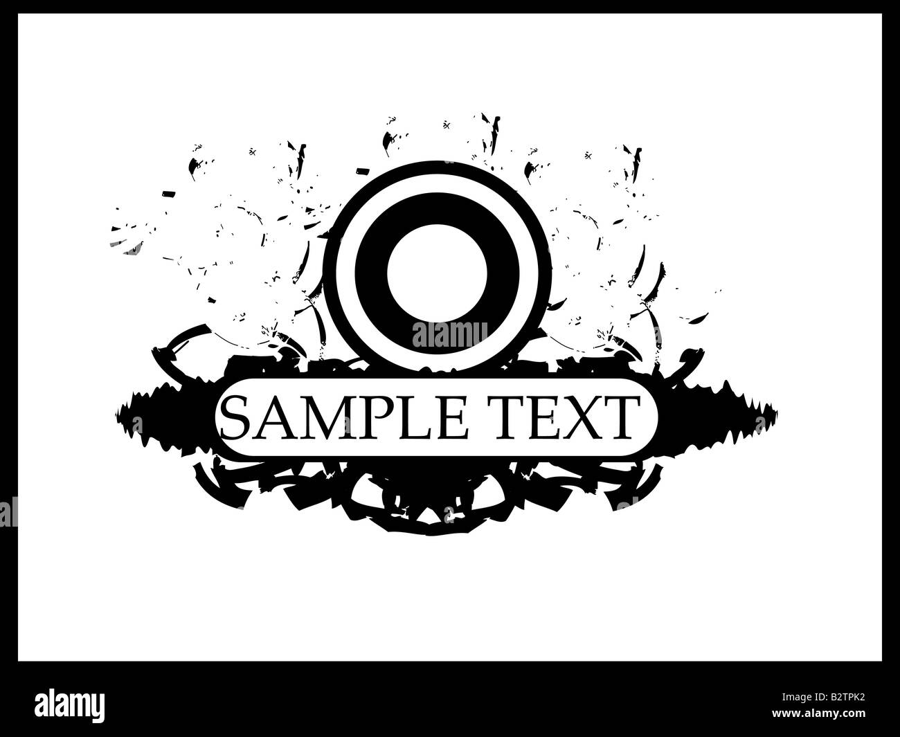 sample text with circle Stock Photo - Alamy