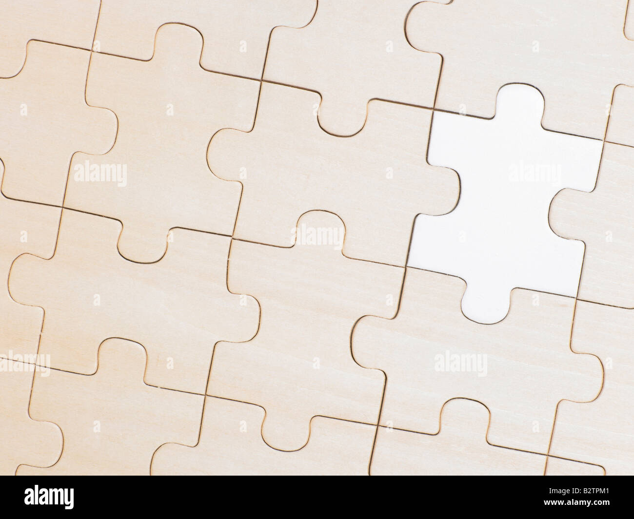 Blank puzzle hi-res stock photography and images - Alamy