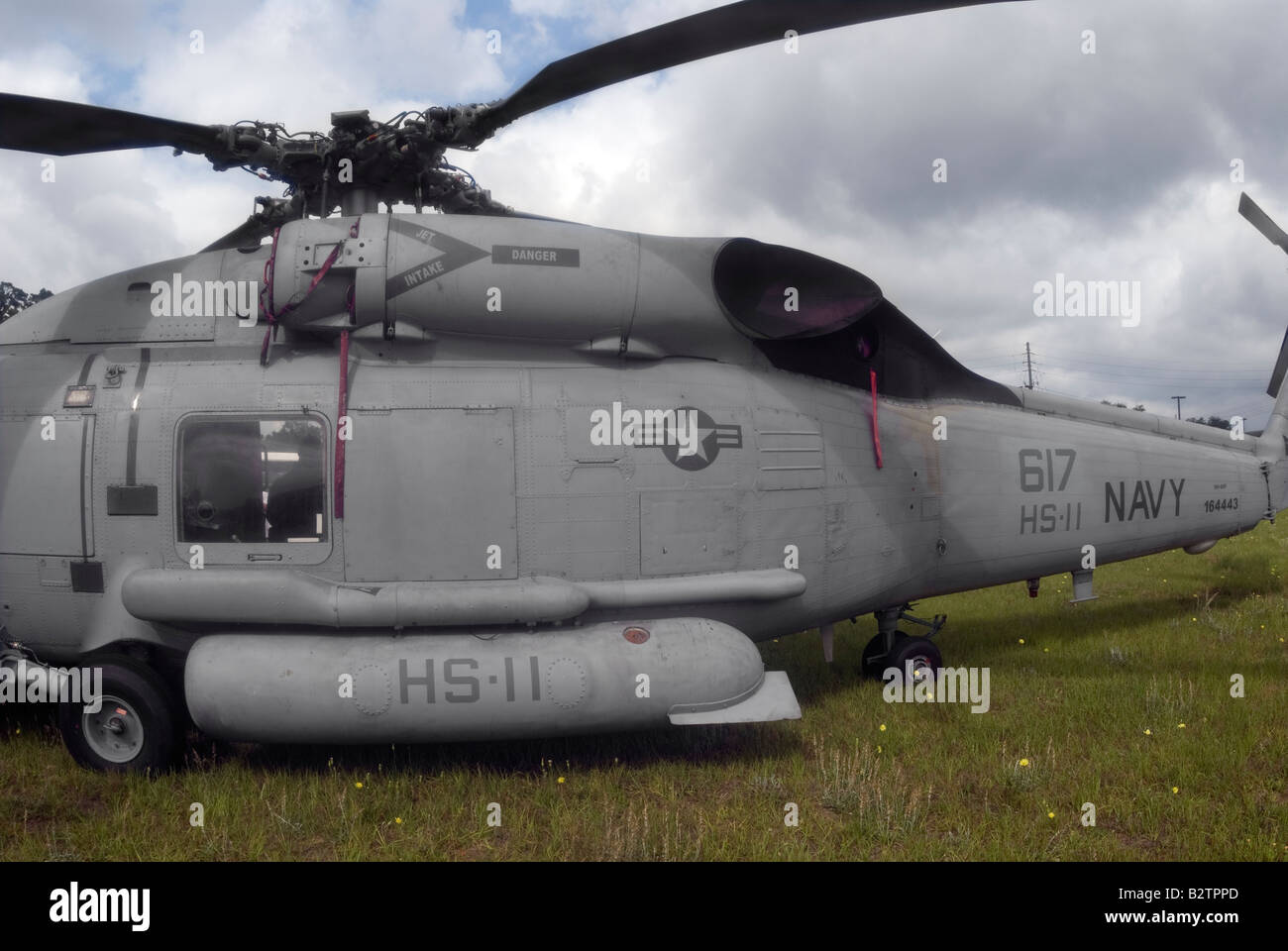 U S Navy HS 11 Dragonslayer helicopter made by Sikorsky at helicopter ...