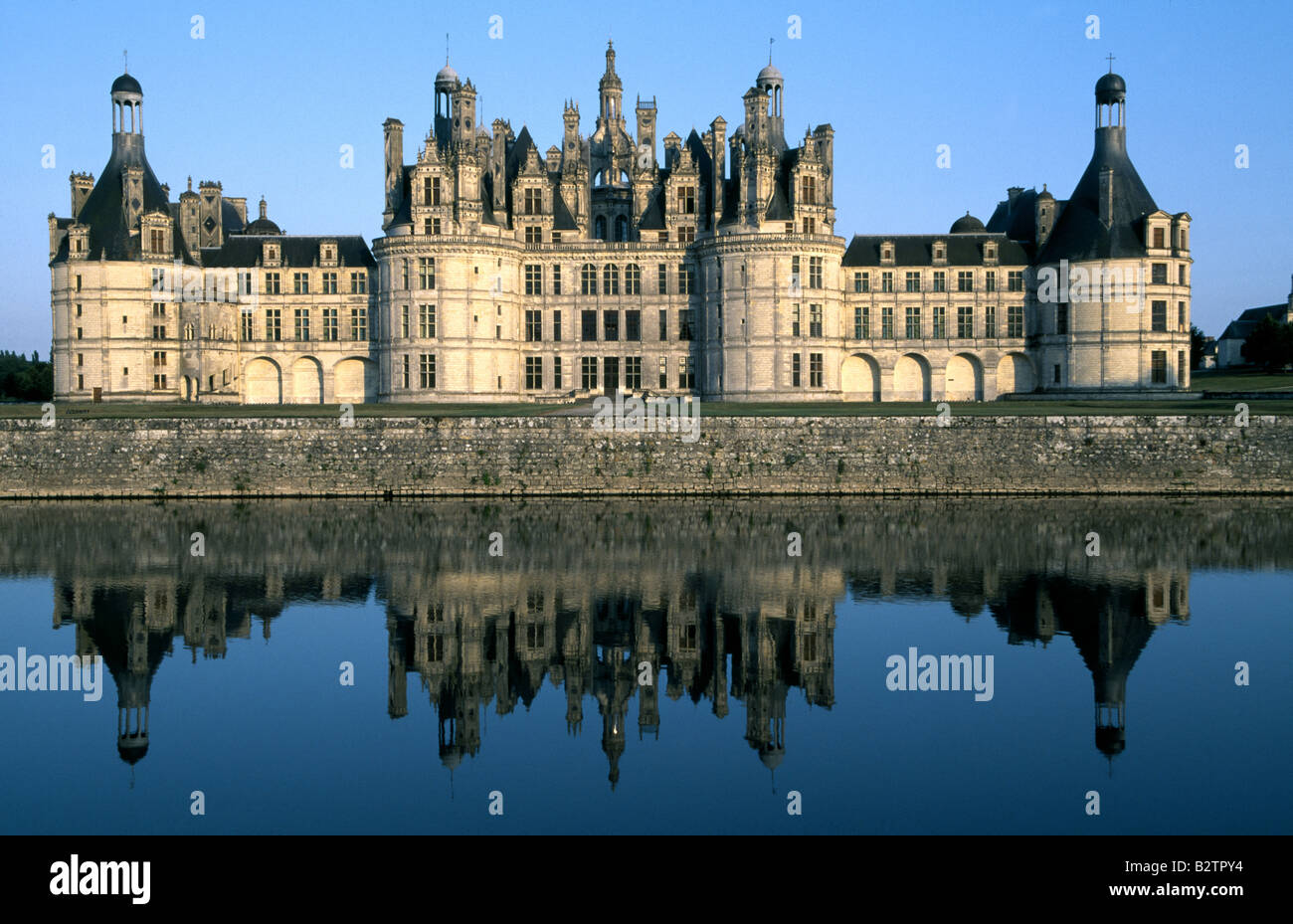 Castle, Cheverny, Loire Valley, France Stock Photo - Alamy