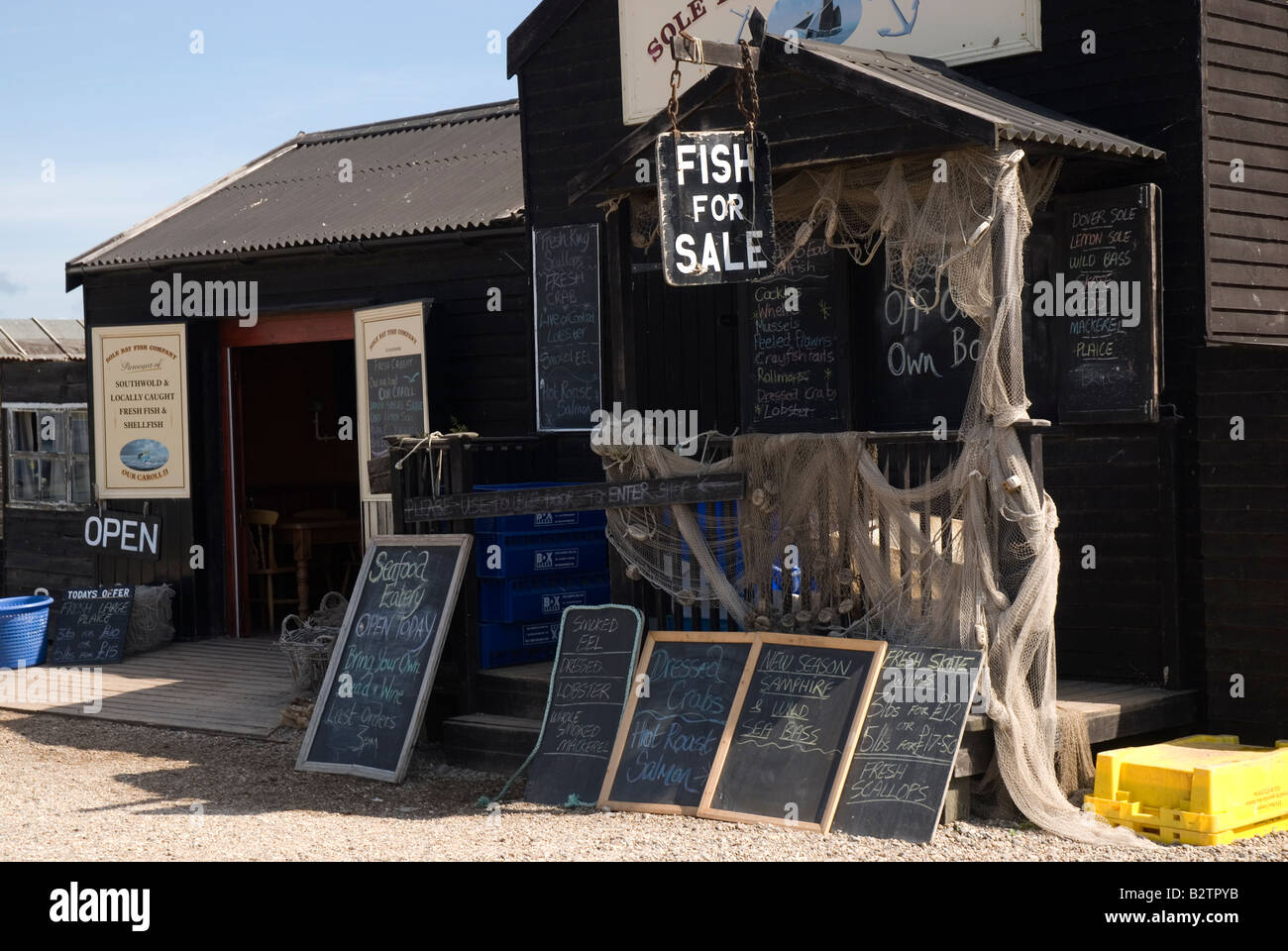 Great places for fresh fish hi-res stock photography and images - Alamy