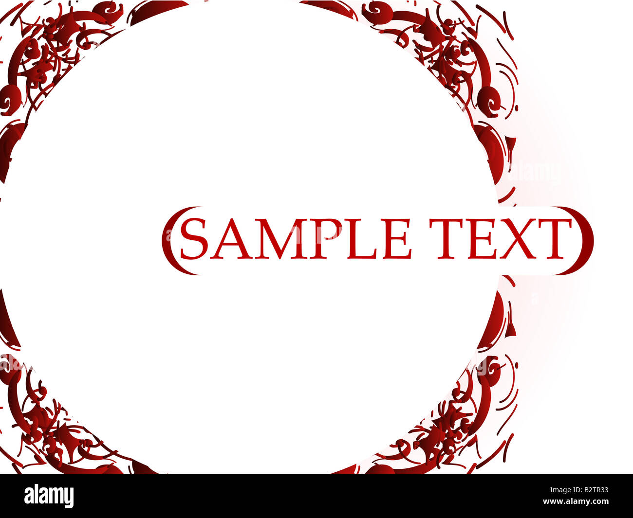circular frame with text-template Stock Photo - Alamy