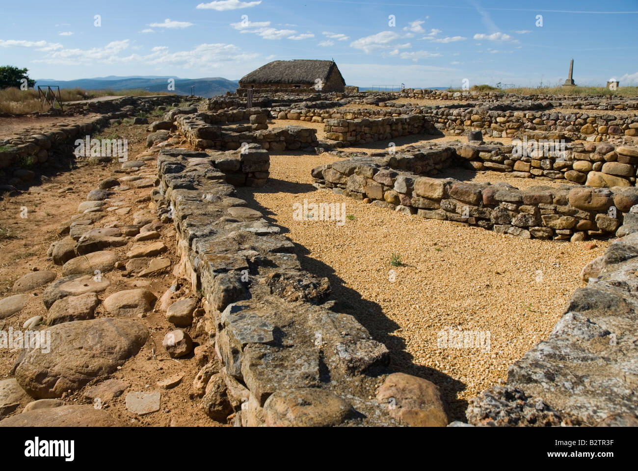 Ruins of NUMANTIA near Garray SORIA PROVINCE Castile and Leon region ...