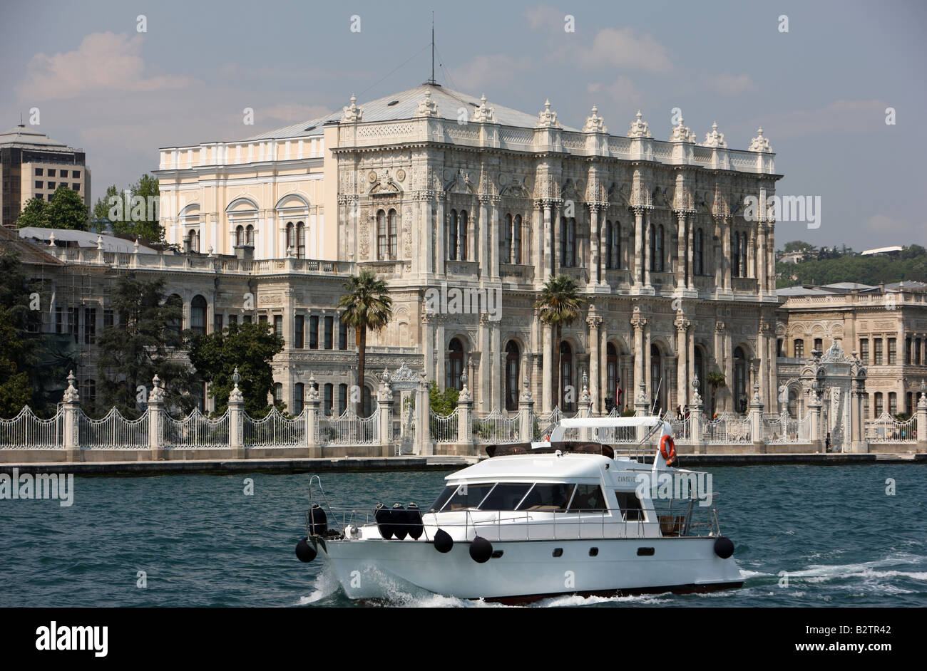 TUR Turkey Istanbul Dolmabahce Palace at the Bosporus Stock Photo - Alamy
