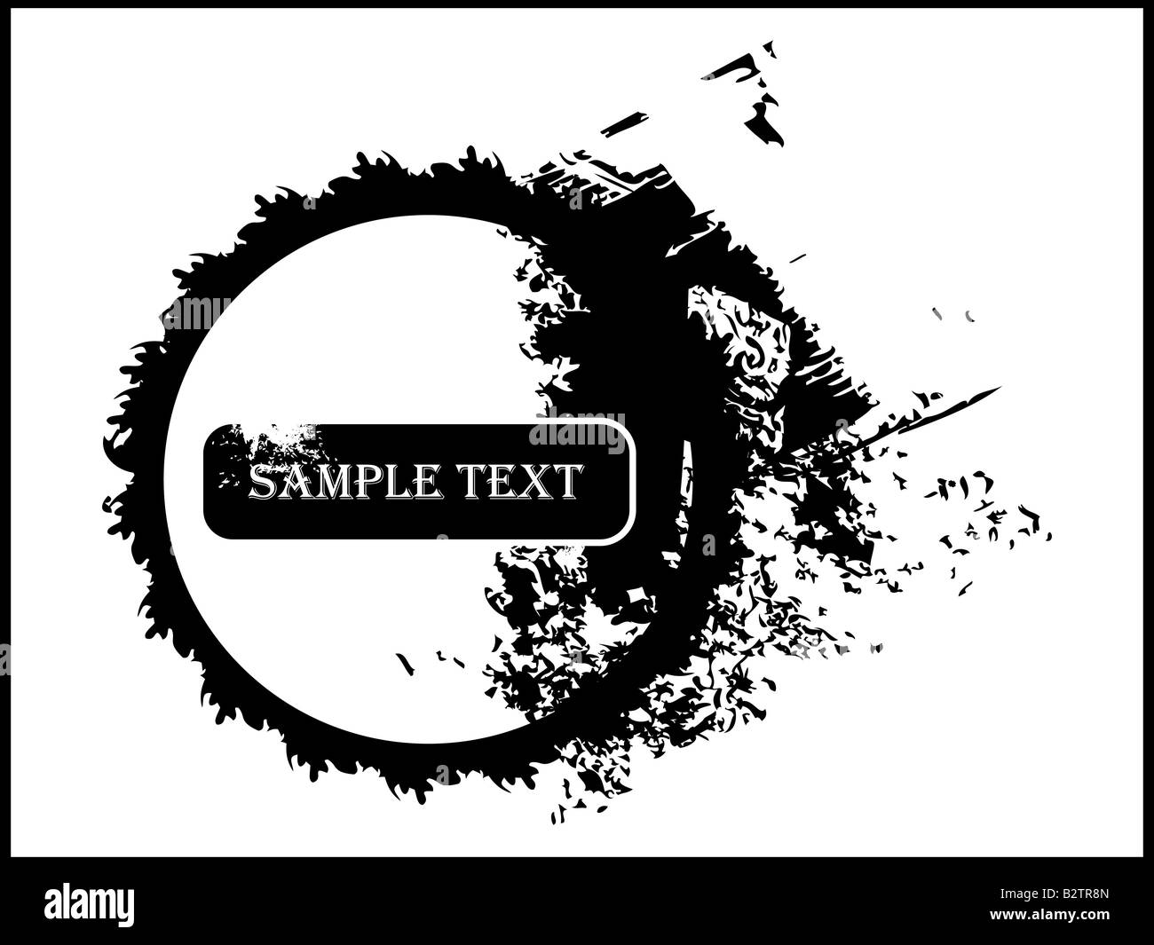 textbox in circle Stock Photo - Alamy