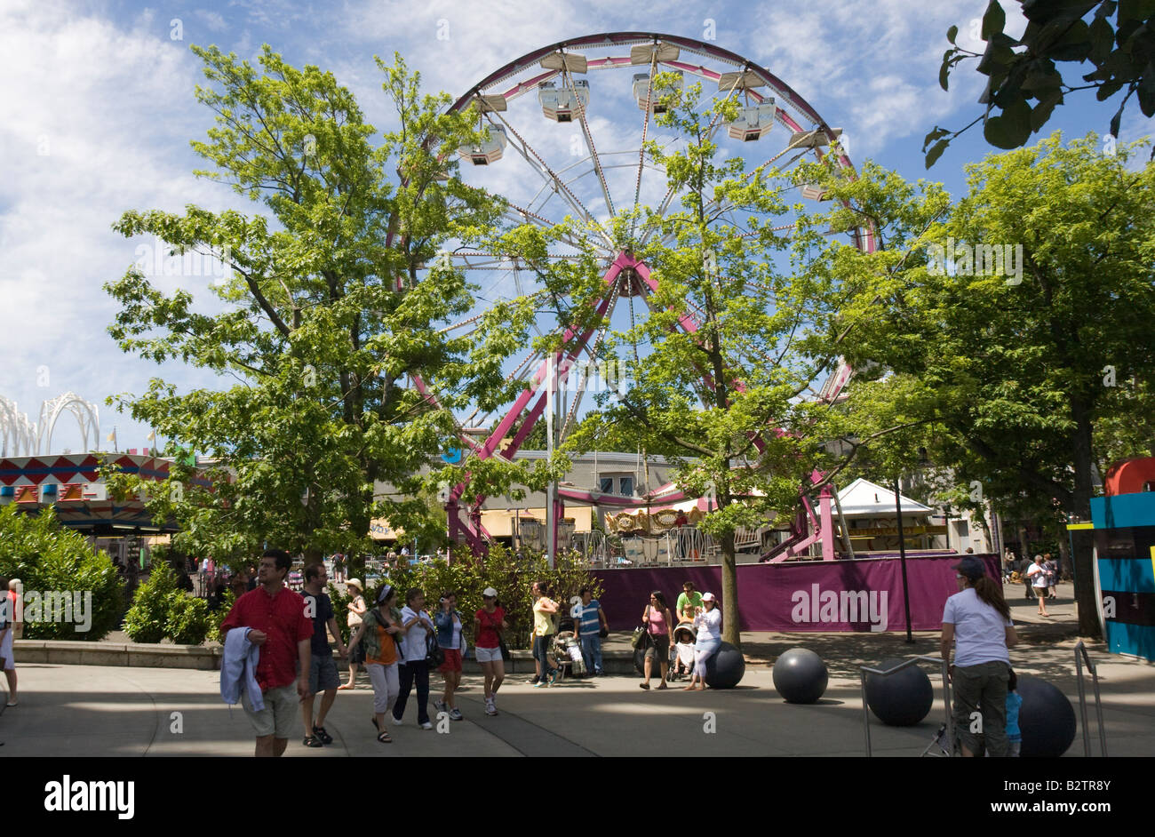 Ferris Wheel Seattle Center Seattle WA USA US Stock Photo - Alamy