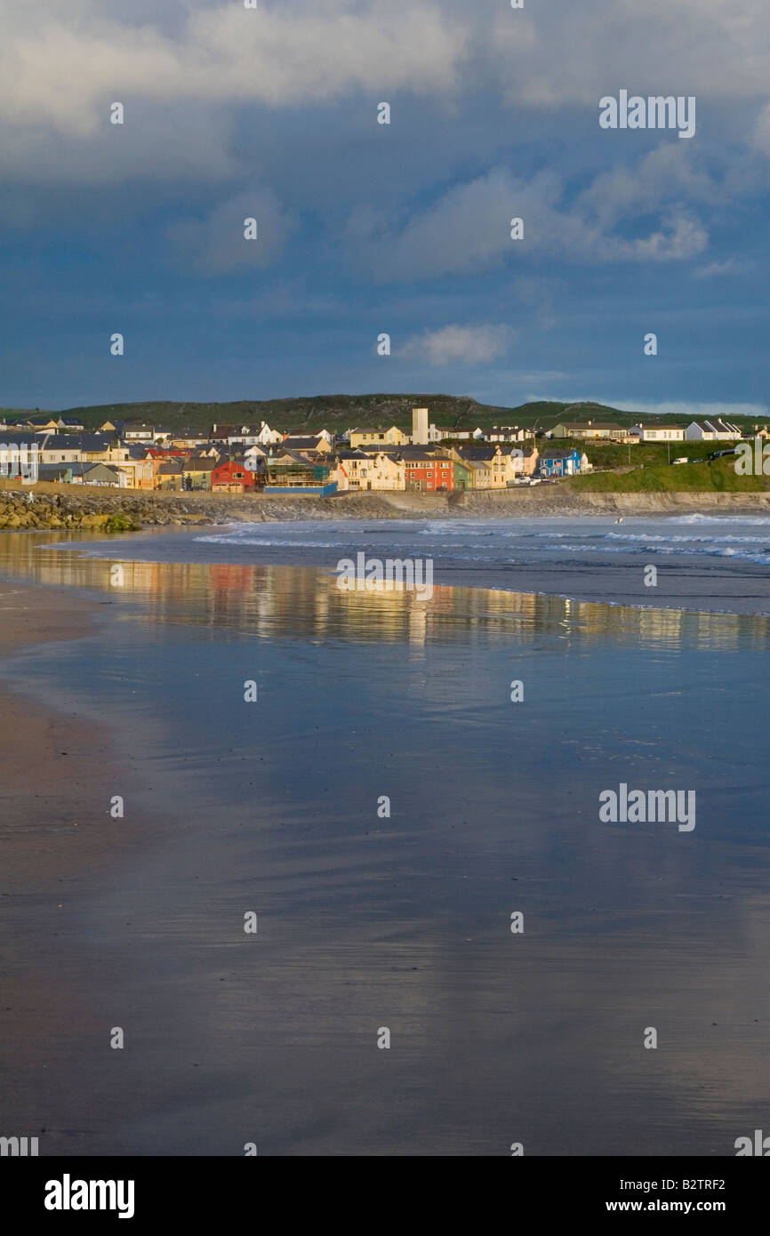 The seaside golfing and surf town of Lahinch Co Clare Ireland ...
