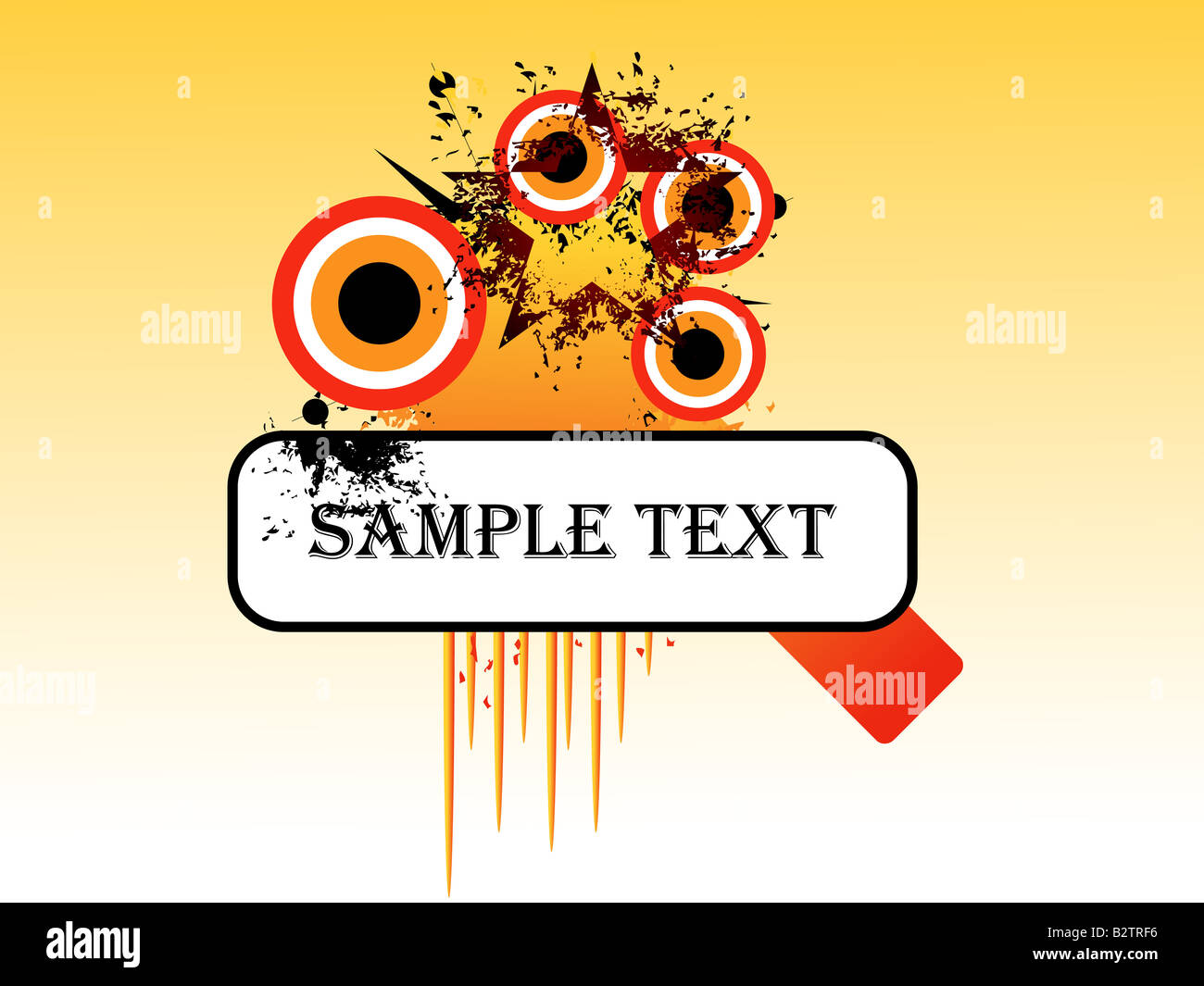text-template with circles Stock Photo - Alamy
