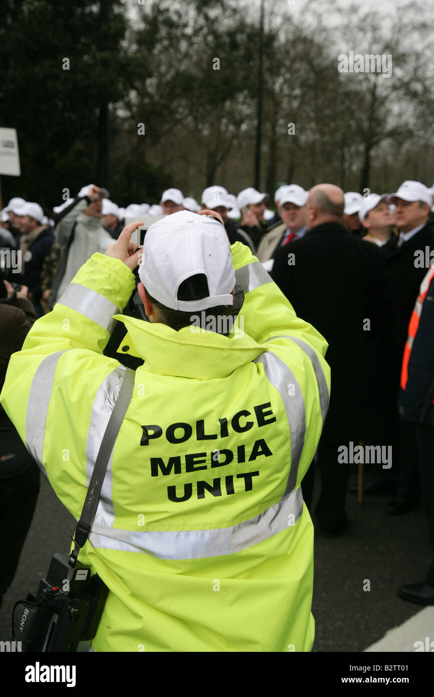 High visibility police jacket hi-res stock photography and images - Alamy