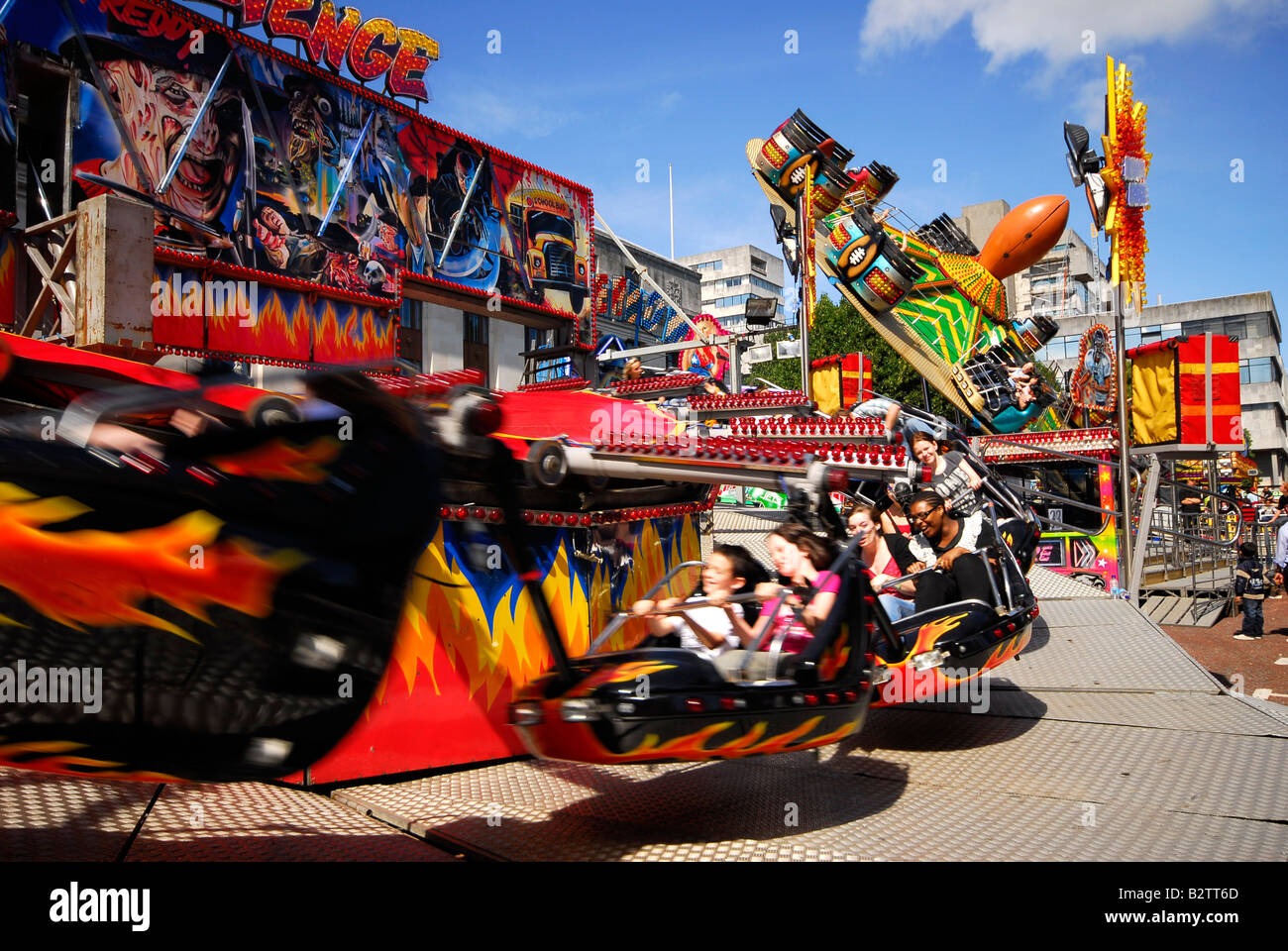 Fun fair rides hi-res stock photography and images - Alamy