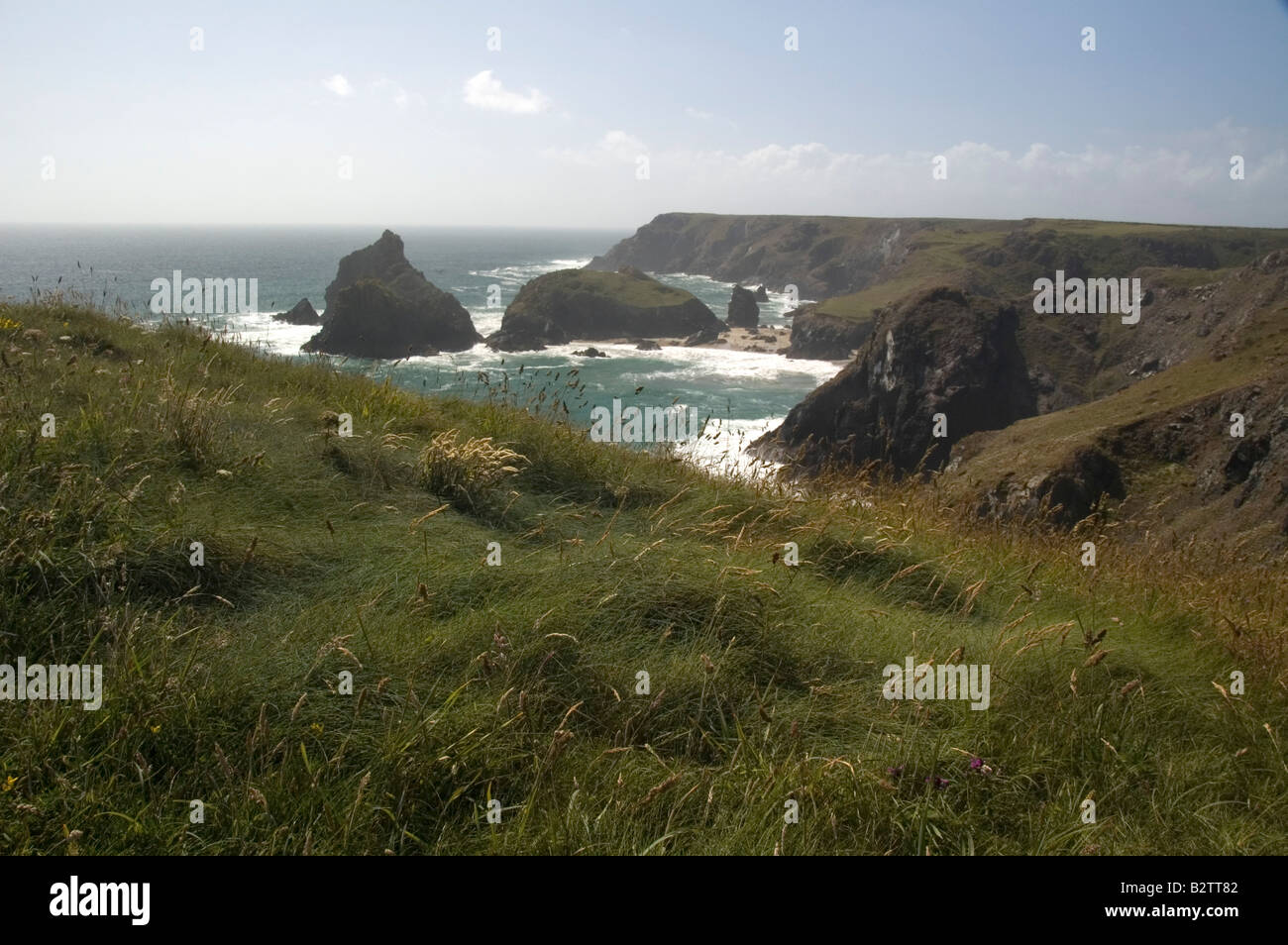Kynance Cove The Lizard Peninsula Cornwall England UK Stock Photo - Alamy